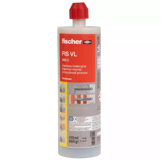 Kotwa chemiczna FISCHER FIS VL 410 C – wytrzymałe mocowanie w betonie i ...