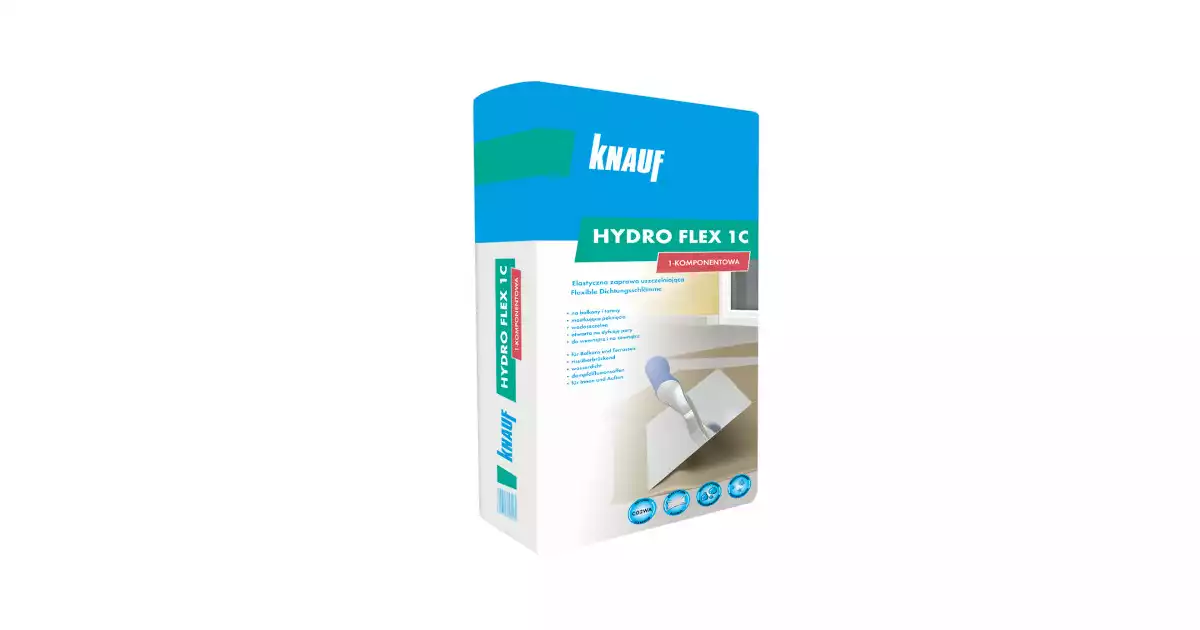 Hydro Flex 1C Knauf – elastyczna zaprawa uszczelniająca 20 kg | Buduj24.pl