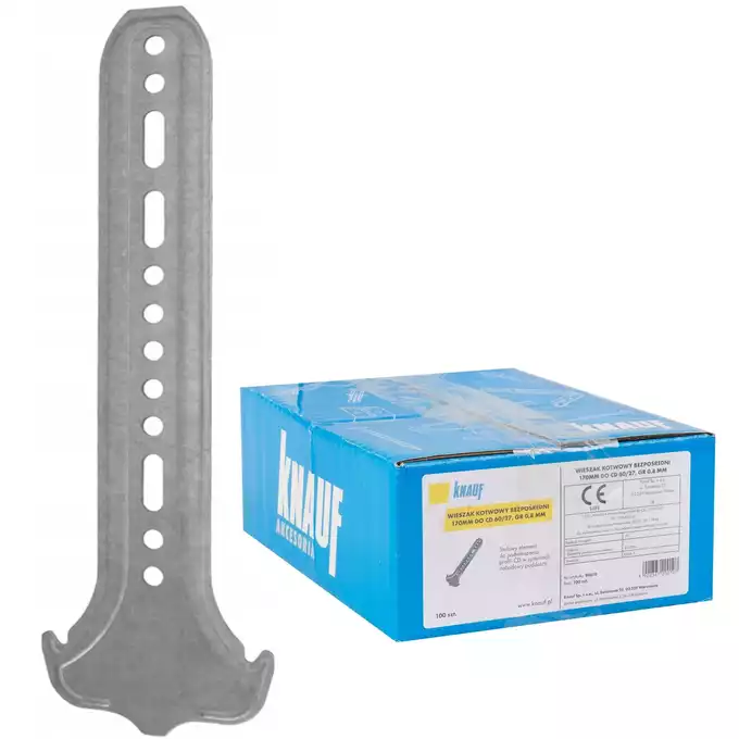KNAUF Wieszak kotwowy bezpośredni do profili CD 170MM 100SZT/OPAK ...