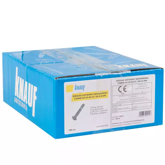 KNAUF Wieszak kotwowy bezpośredni do profili CD 170MM 100SZT/OPAK ...