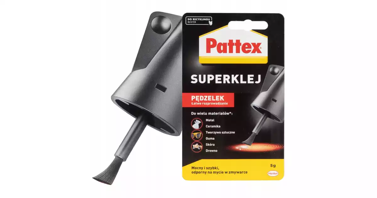 PATTEX Super Klej S.O.S. z pędzelkiem 5G 1SZT.OPAK - Buduj24.pl