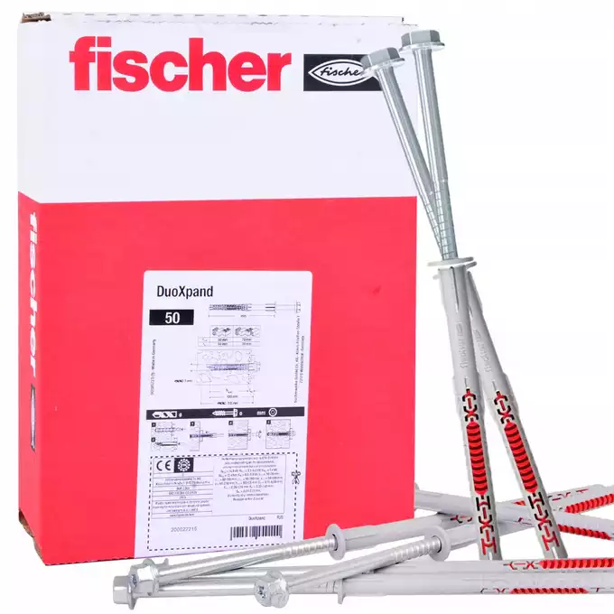 Kołek ramowy DuoXpand FISCHER 10X160 FUS 50szt/opak - Buduj24.pl