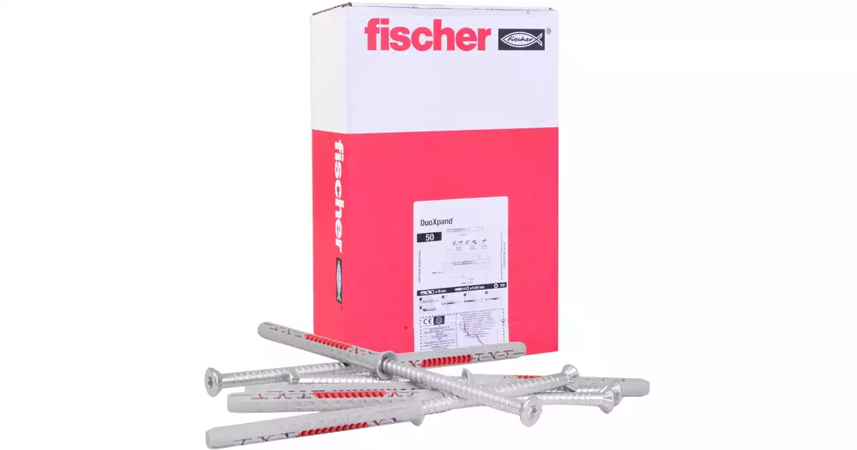 Kołek ramowy DuoXpand FISCHER 10x100 T 50szt/opak - Buduj24.pl