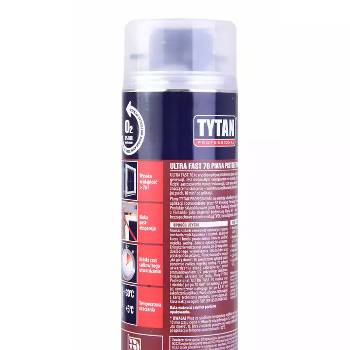 TYTAN Piana pistoletowa ULTRA FAST 70 870ML 1SZT - Buduj24.pl