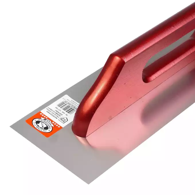 OLEJNIK Paca nierdzewna typ szwajcarski 580x130x1,2MM UCHWYT DREWNIANY ...