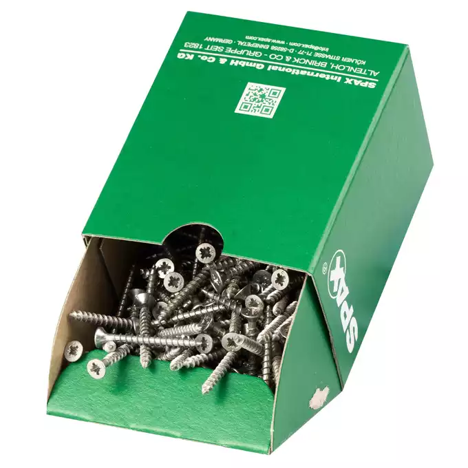 SPAX Wkręt uniwersalny do drewna PEŁNY GWINT 3x30MM GŁÓWKA STOŻKOWA PZ WIROX 200SZT - Buduj24.pl