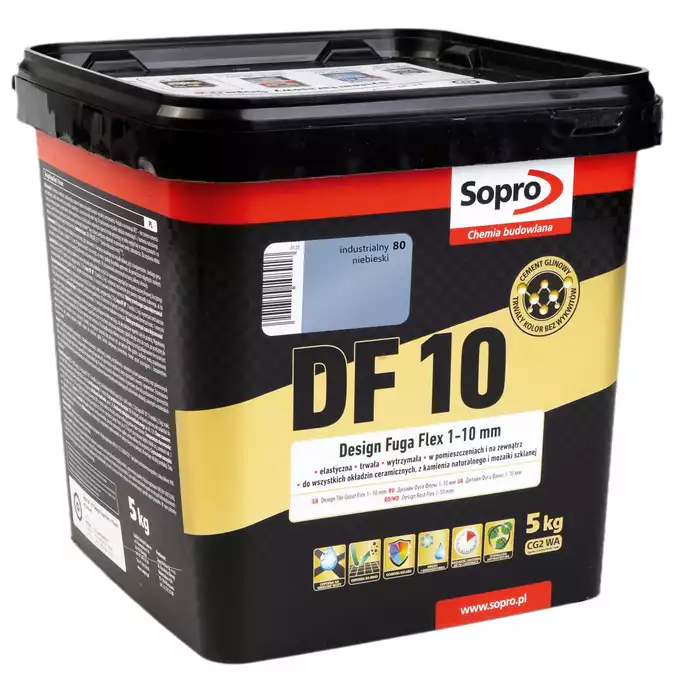 SOPRO Fuga DF10 design flex 1-10MM INDUSTRIALNY NIEBIESKI 80 5KG 1088 ...