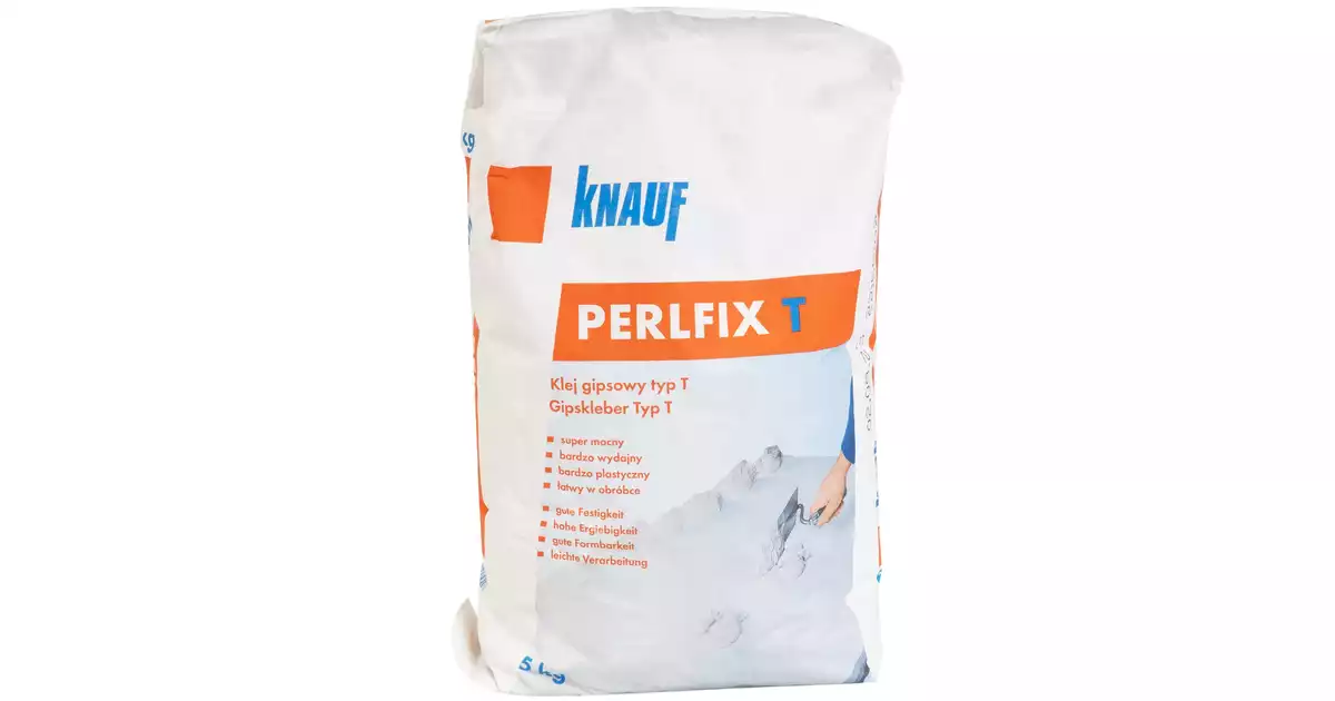 KNAUF Klej gipsowy PERLFIX T 5KG - Buduj24.pl