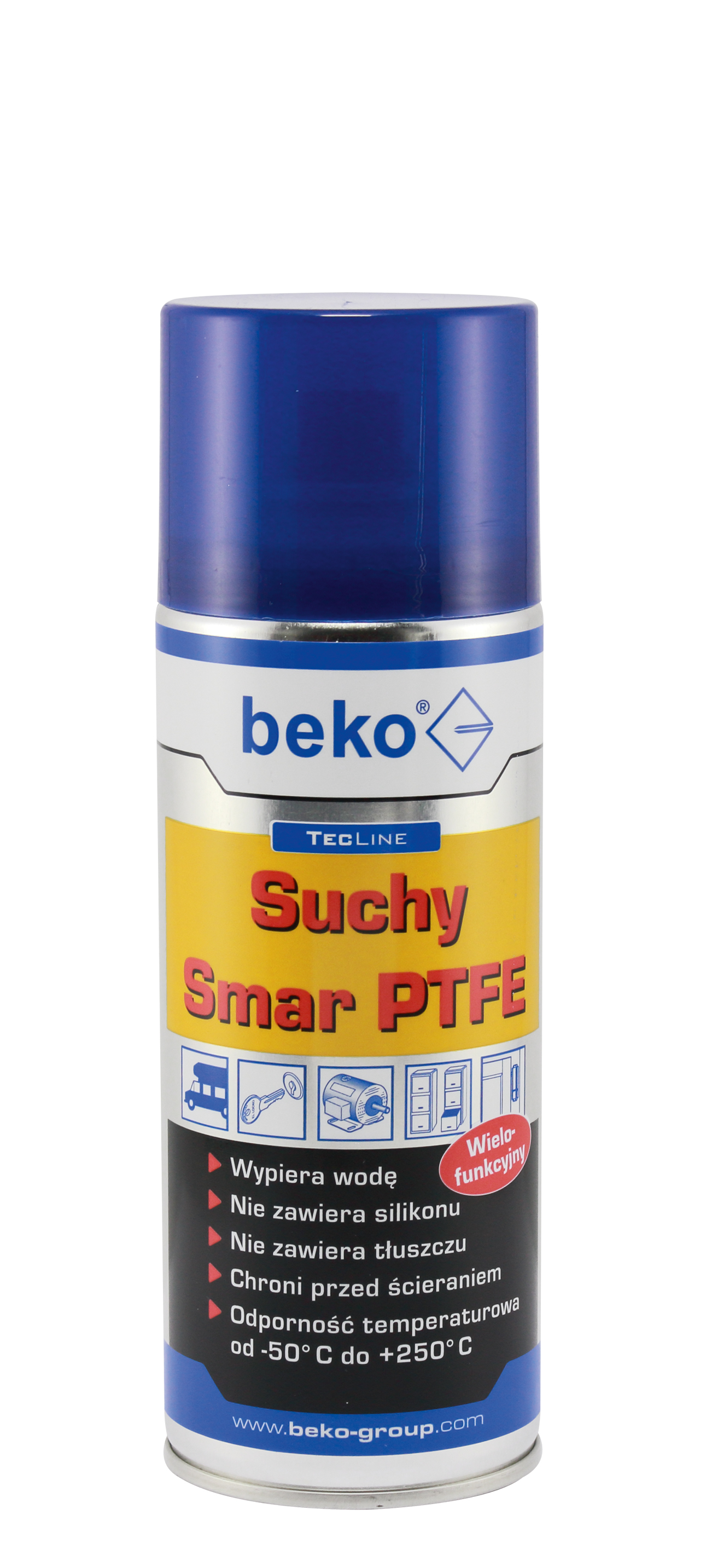 Suchy smar PTFE TecLine BEKO 400ML - Buduj24.pl